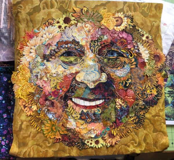 Susan Carlson Fabric Collage: Sun Portraits—First Drafts | Susan ...