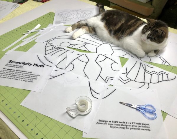 Enlarging a Pattern for Fabric Collage: How to Do It at Home Online ...