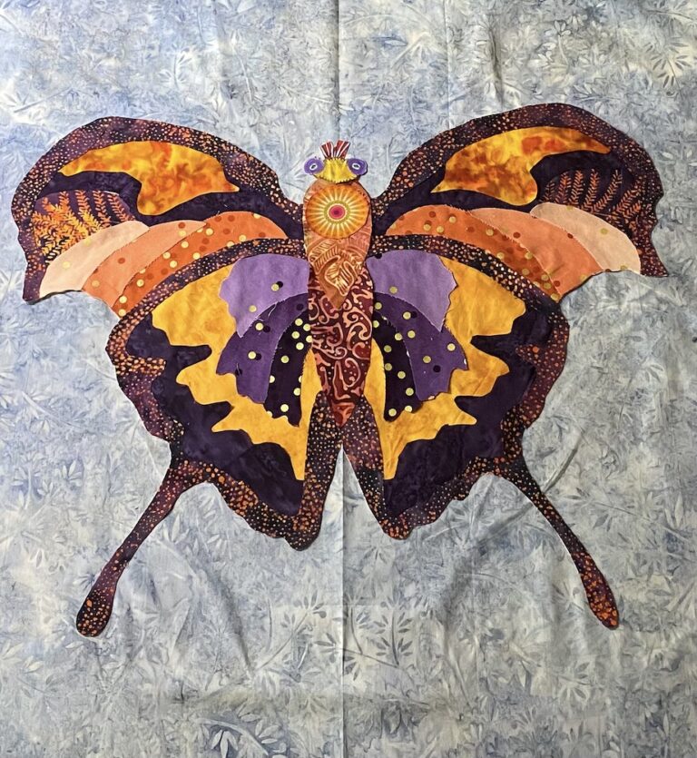 Fascinating Bugs and Butterflies: Student Fabric Collage Quilts 1 ...