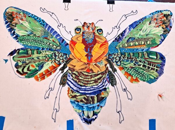 Fascinating Bugs and Butterflies: Student Fabric Collage Quilts 2 ...