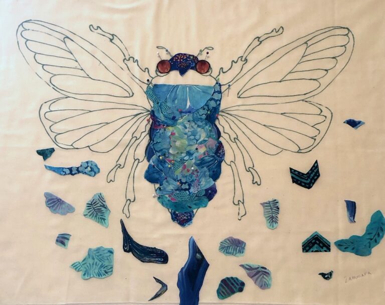 Fascinating Bugs and Butterflies: Student Fabric Collage Quilts 2 ...