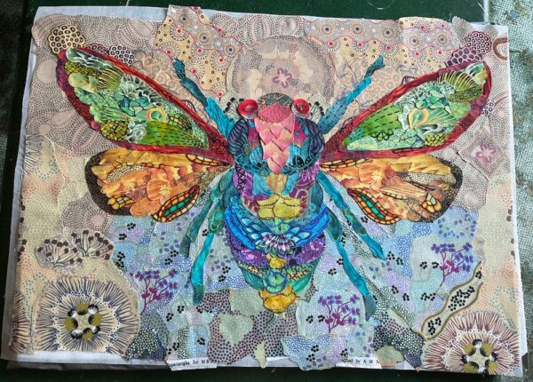 Fascinating Bugs and Butterflies: Student Fabric Collage Quilts 2 ...